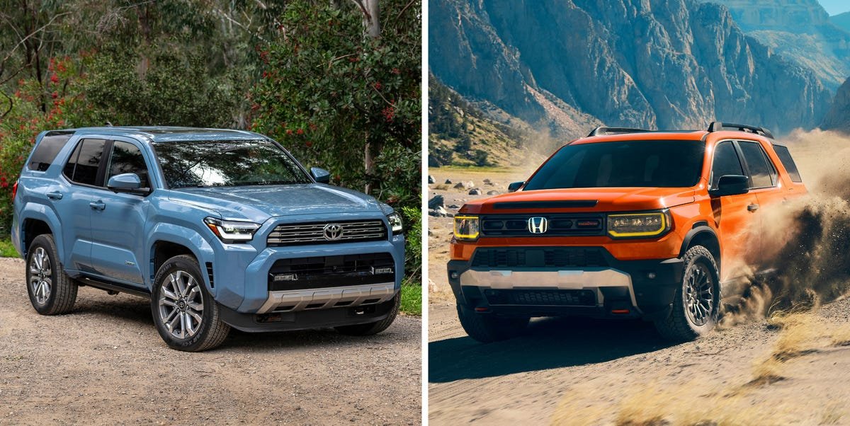 2026 Honda Passport vs. 2025 Toyota 4Runner: Comparing Mid-Size SUVs ...