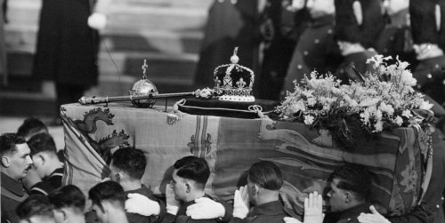 A Look Back at the Funeral of Queen Elizabeth's Father, King George VI ...
