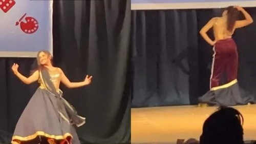 Woman changes outfit mid-dance, stuns people with her performance ...