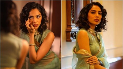 sobhita-dhulipala-is-straight-out-of-a-vintage-dream-in-silk-saree-for-ponniyin-selvan-i-event