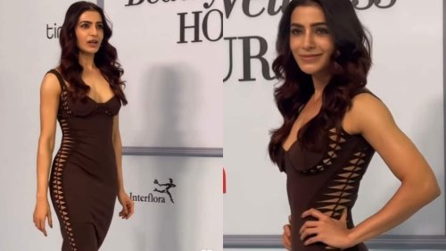 Samantha Ruth Prabhu looks stunning in brown dress at event; fans say ‘should've sent her to ...