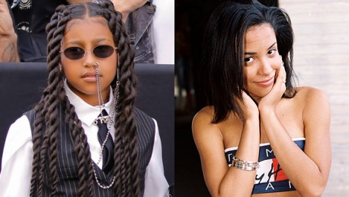 North West, 9, Channels Aaliyah For ‘Icons’ Halloween Costume With ...