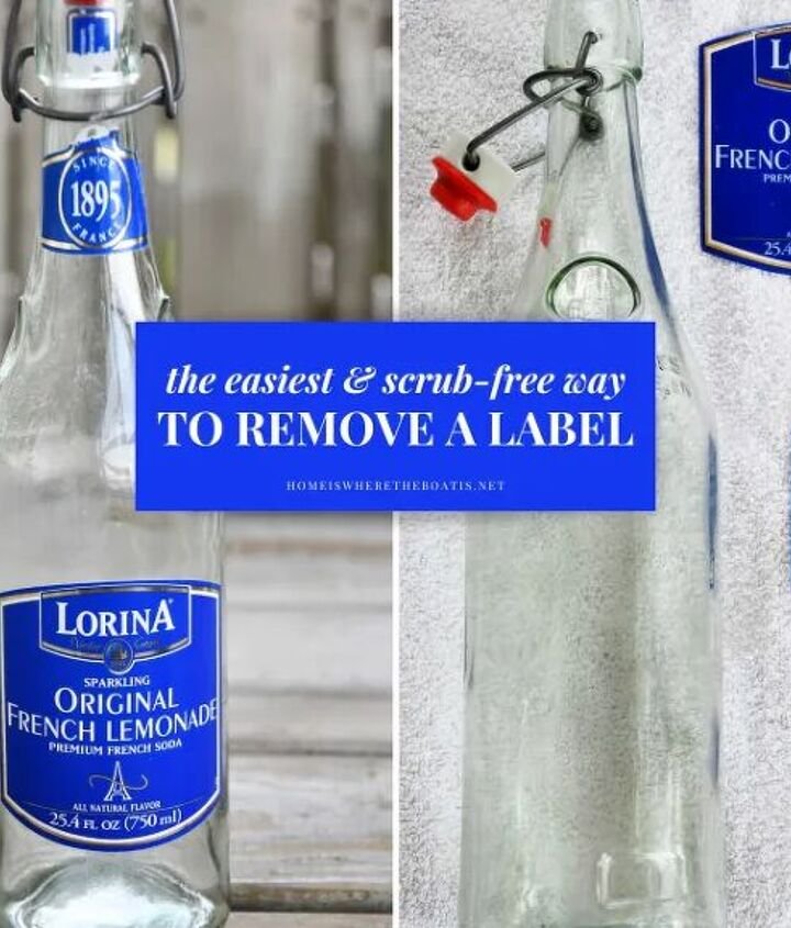 The only hack you'll ever need to remove labels from bottles or jars ...
