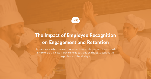 The Impact of Employee Recognition on Engagement and Retention | HR ...