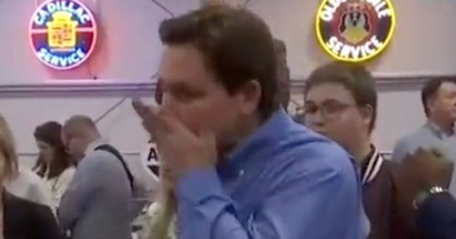 Ole Puddin’ Fingers Ron DeSantis Grossed Out People By Appearing To ...