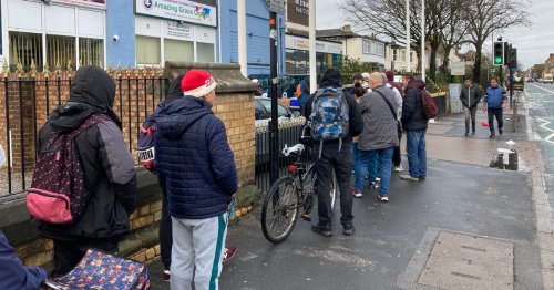 Food bank queues stretch down Beverley Road as demand reaches an all ...