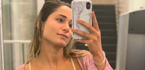 Brazilian Model Bru Luccas Shows Off Her Energy In A Tiny Flower