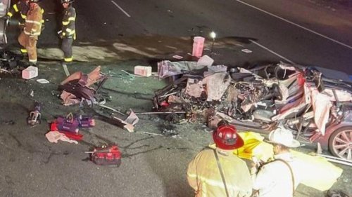 California Tesla Driver Killed After Smashing Into Fire Truck Amid Mass