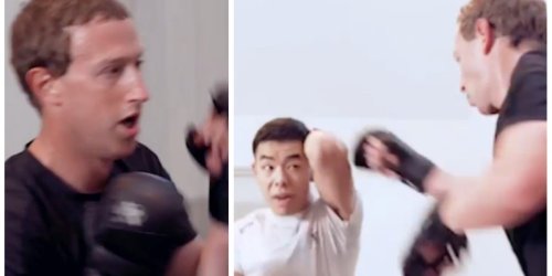 Facebook founder Mark Zuckerberg seen training MMA on video, and Conor ...