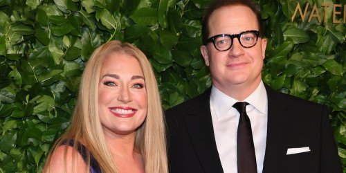 Brendan Fraser and girlfriend Jeanne Moore walked the red carpet ...