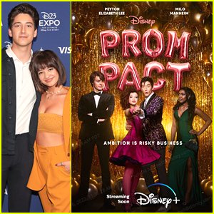 Peyton Elizabeth Lee & Milo Manheim Unveil 'Prom Pact' Poster at D23 ...