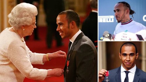The Queen once told off Sir Lewis Hamilton for breaking a rule after he ...