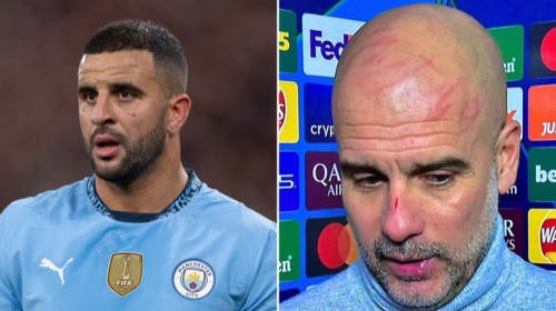 Respected reporter claims Kyle Walker 'argument' caused Pep Guardiola ...