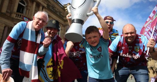 Burnley trophy parade LIVE and bus parade route as Championship-winning ...