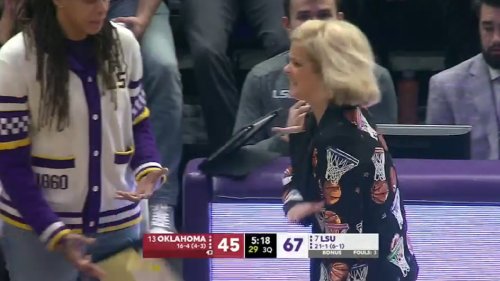 Kim Mulkey smacks book out of coach’s hand in incredible video | Flipboard