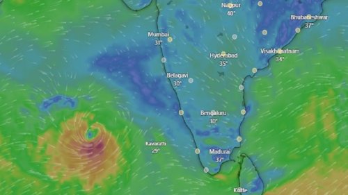 Cyclone Biparjoy Live Tracker Map on Windy: Depression Over Arabian Sea ...