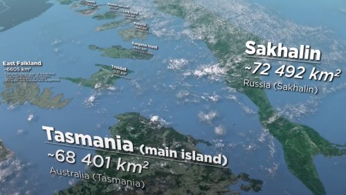 Island Size Comparison Gives You a New Perspective of Earth | Flipboard