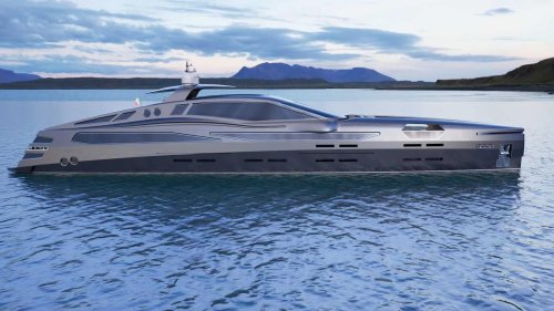 The Ferrari of megayachts – This 200 feet long concept vessel can zoom ...