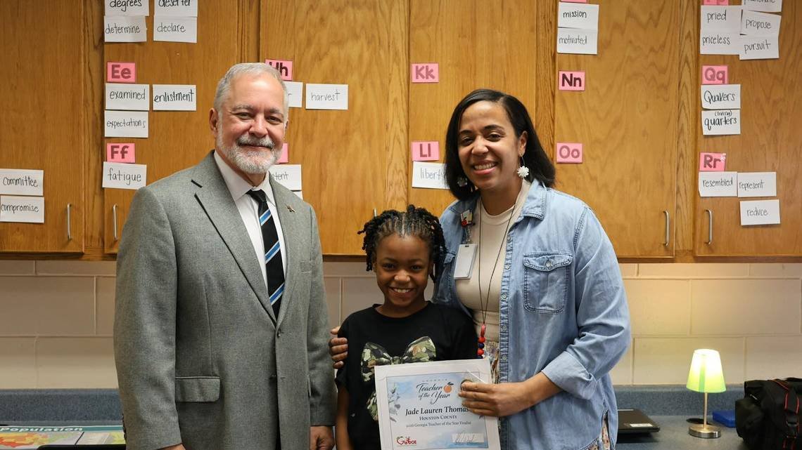 Houston County teacher named runner-up for Georgia Teacher of the Year ...