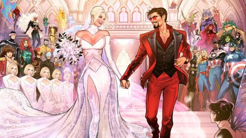 Tony Stark And Emma Frost Tie The Knot In X Men Invincible Iron Man