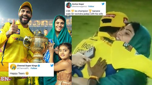 Ravindra Jadeja's Wife Moved To Tears As Star All-rounder Leads CSK To IPL 2023 Victory; Viral ...