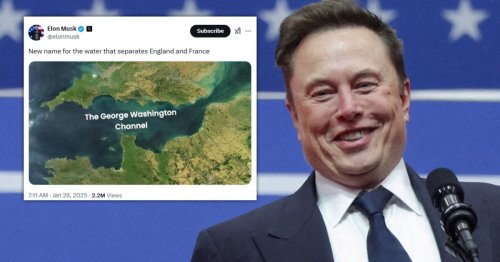 Elon Musk's bizarre new name for the English Channel sparks outrage ... Elon Musk's bizarre new name for the English Channel sparks outrage ...