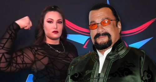 Steven Seagal’s daughter has first ever wrestling match as she trains ...