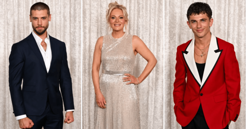 TV stars deliver iconic red carpet looks at the British Soap Awards ...