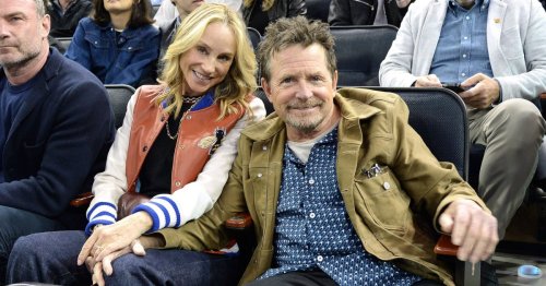 Michael J Fox beams on date night with wife Tracy Pollan as he opens up ...