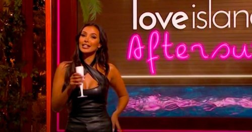 Love Islands Maya Jama Wows In Figure Hugging Leather Jumpsuit For Aftersun Flipboard