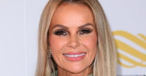 Amanda Holden puts on a leggy display in daring sheer black bodysuit ...