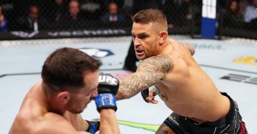 Dustin Poirier chokes out Michael Chandler to win brutal fight at UFC ...