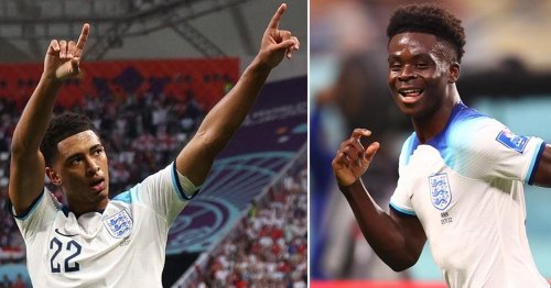 Jude Bellingham and Bukayo Saka make England history in opening World ...