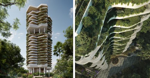 Lush Vertical Garden Tower Will Bring City Dwellers Closer to Nature ...