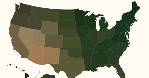 Data Scientist Makes Stunning Maps Of The Average Colors Of The World 