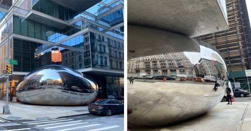 Anish Kapoor Unveils New "Mini Bean" Sculpture in New York City | Flipboard