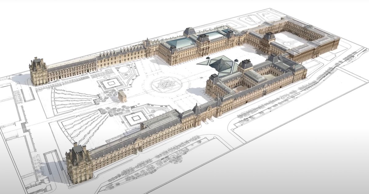 Watch the Fascinating Evolution of the Louvre’s Architecture in a ...