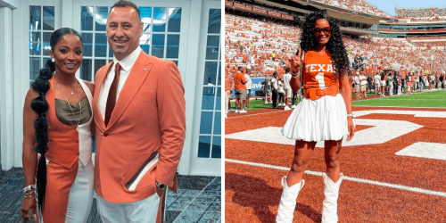 Longhorns Football Coach Steve Sarkisian Has The Most Stylish Wife ...