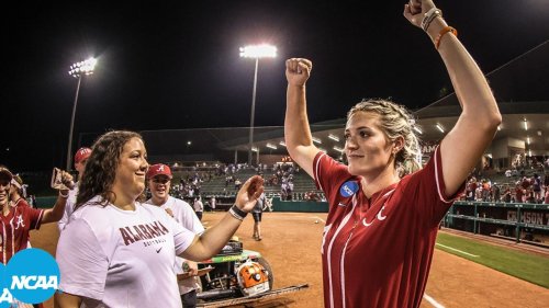 Montana Fouts shines in relief to keep Alabama softball alive | Flipboard