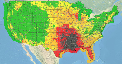 ‘Extreme threat’: Large swathe of southern US at dangerous ‘wet bulb ...
