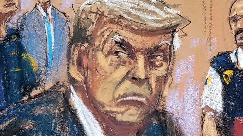 Jane Rosenberg’s “Courtroom Sketch, Manhattan Criminal Courthouse ...