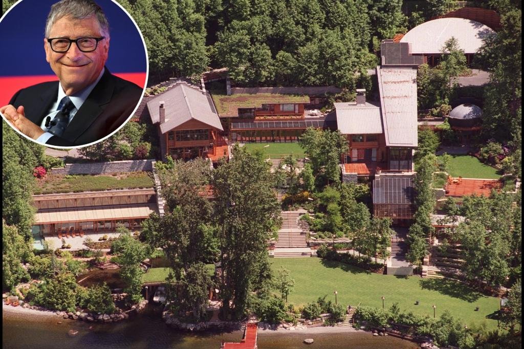 Bill Gates says he will never downsize from his mega-mansion with 24 ...