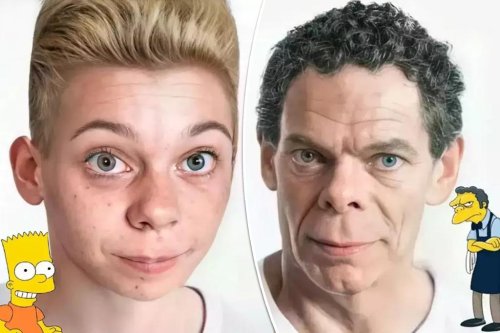 ‘The Simpsons’ characters eerily reimagined as human in AI images ...
