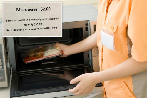 Hospital’s alleged pay-per-microwave usage sign for employees goes ...
