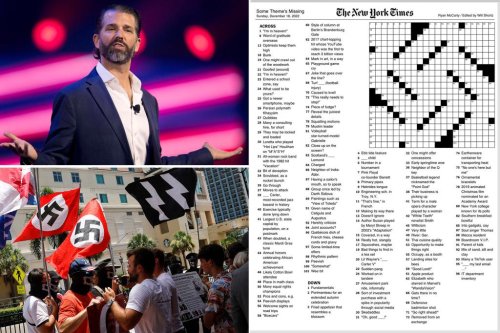 Ny Times Sunday Crossword Puzzles Readers With Swastika Shape On