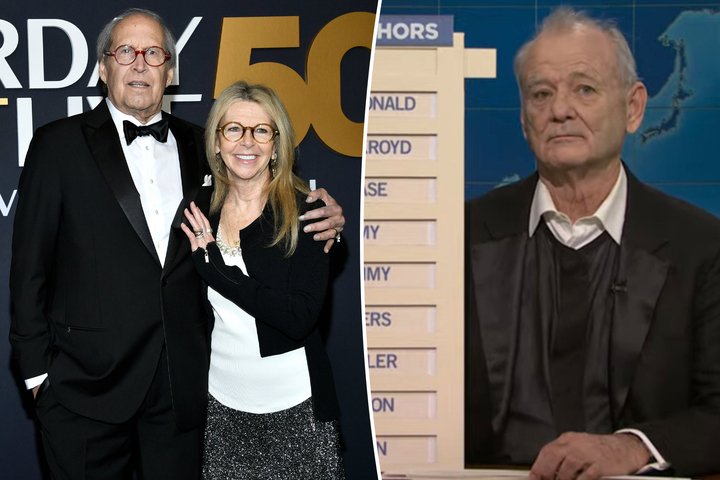 Chevy Chase attends ‘SNL 50’ special after slamming show — and nearly ...