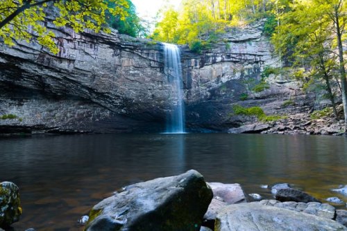 The 2-Mile Blue Hole Greeter Falls Loop Trail In Tennessee Is Full Of ...