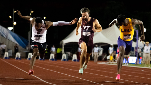 Virginia Tech WR Cole Beck, The Fastest White Man Of All-Time, Gets ...