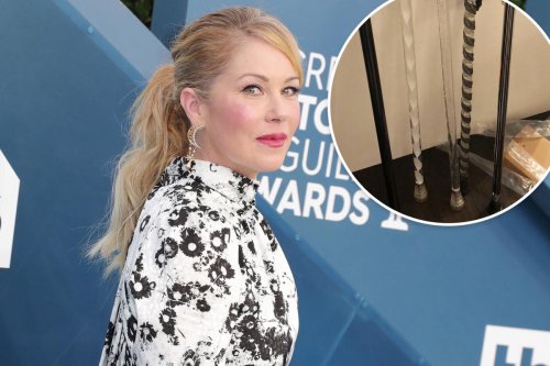Christina Applegate Adds ‘fancy Walking Sticks To Her Wardrobe After