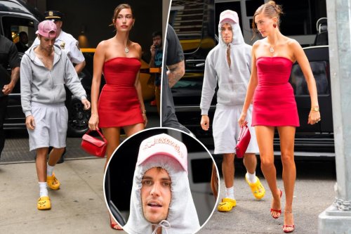 Justin Bieber shows up to Hailey’s glamorous Rhode launch event in ...